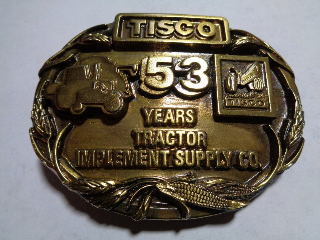 TISCO Tractor Implement Supply Company 53 Year Belt Buckle - Etsy
