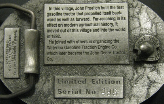 John Deere Froelich Tractor 100 Year Centennial 1892 … - Gem