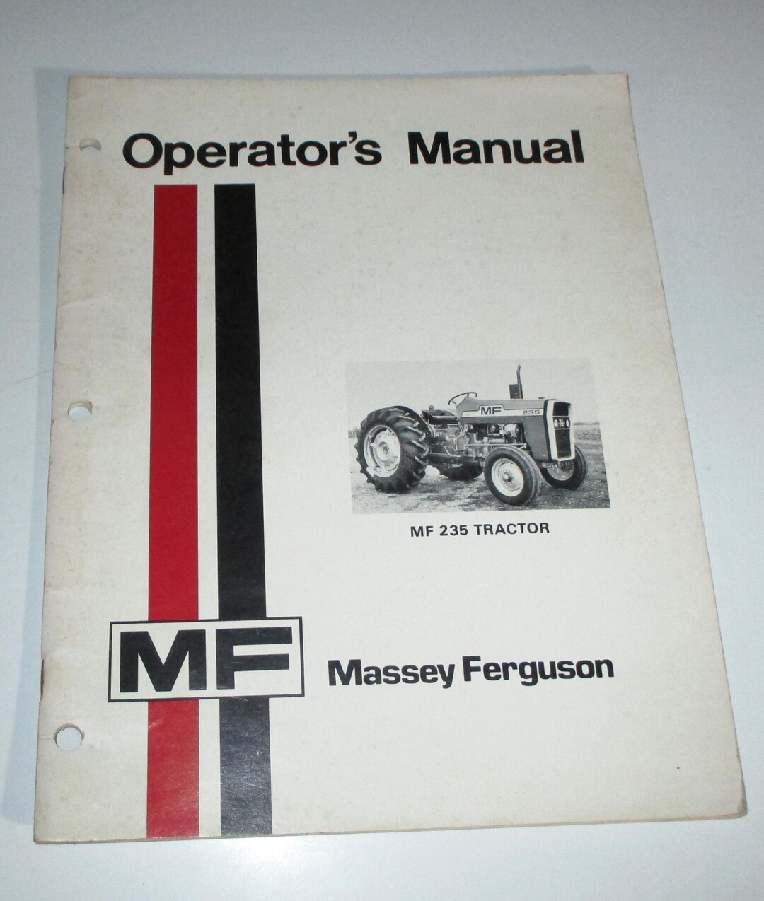 Massey Ferguson MF 235 Tractor Operators Owners Maintenance Manual Book ...