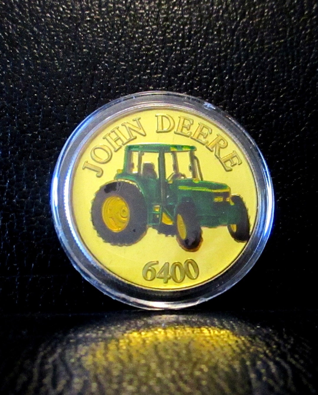 John Deere 1992-1997 Model 6400 Tractor 1 OZ .999 Fine Colored Silver ...