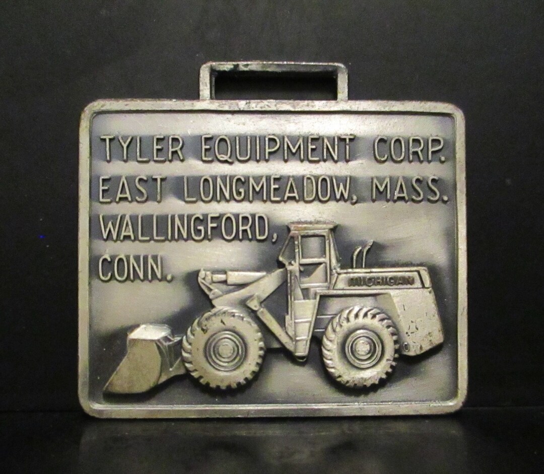 Michigan Tractor Shovel Wheel Loader Metal Pocket Watch Fob Tyler ...