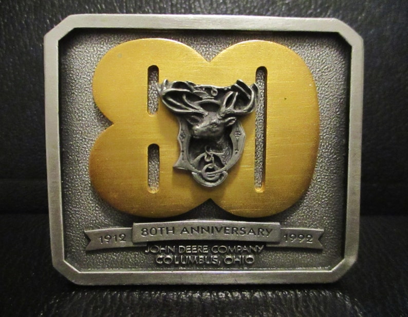 John Deere Company Columbus Ohio 1884 Deer Head Letter D & CO Trademark ...