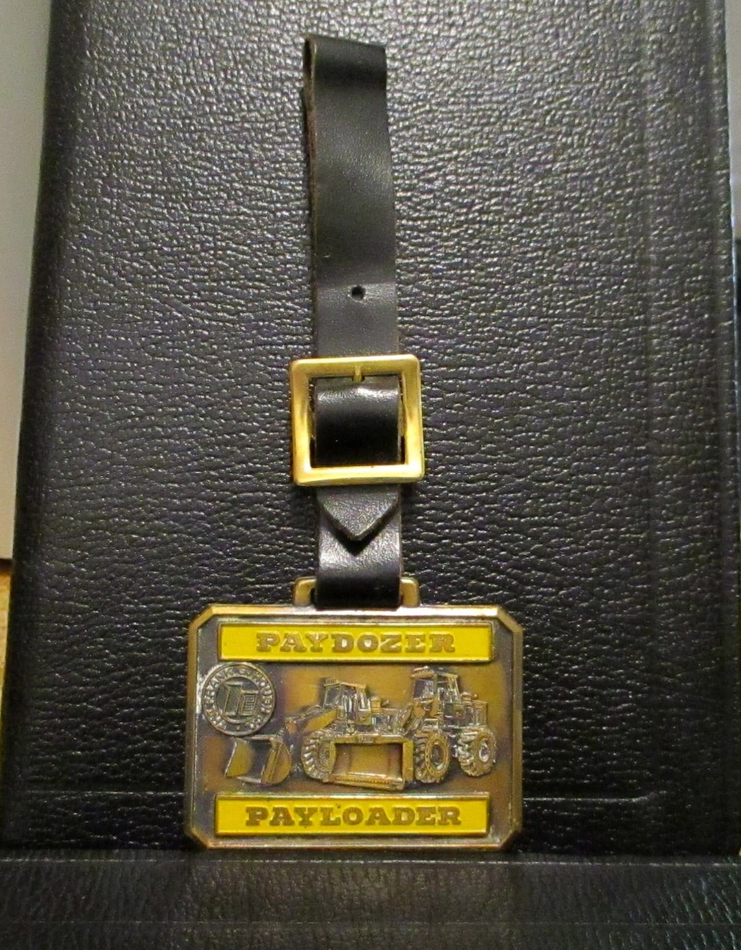 Frank G. Hough Co Paydozer Payloader Advertising Pocket Watch Fob Hat ...