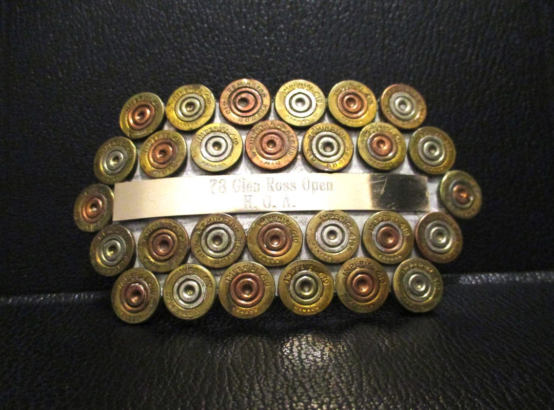 1978 Glen Ross Open HOA Remington 410 Gauge Skeet Trap Shooting Belt ...