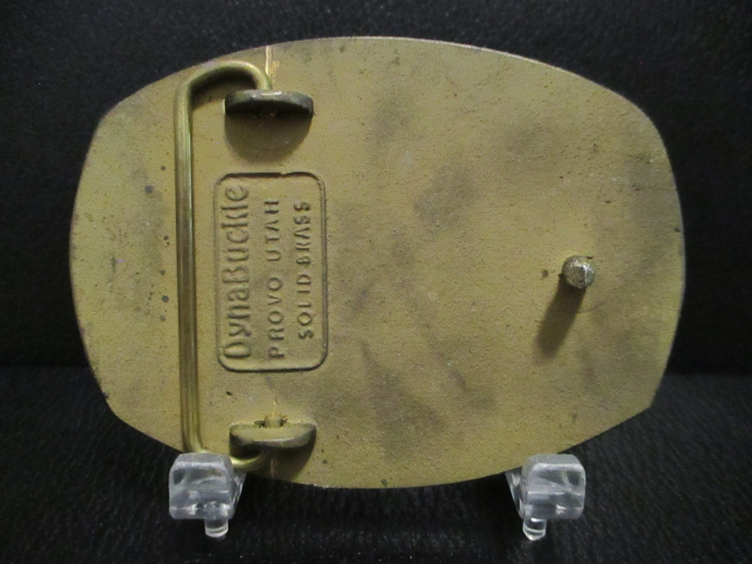 Black Hawk Crane & Rigging Inc Bird Trademark Logo Solid Brass Belt ...