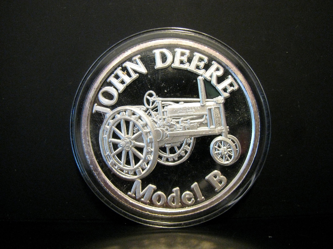 John Deere 1935-1952 Model "b" Two-cylinder Tractor .999 Fine Silver ...