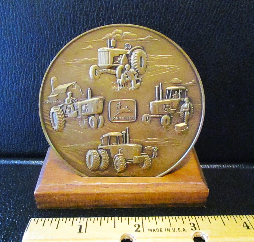 John Deere 830 4010 4630 50 Series Tractors 1983 Brass Calendar ...