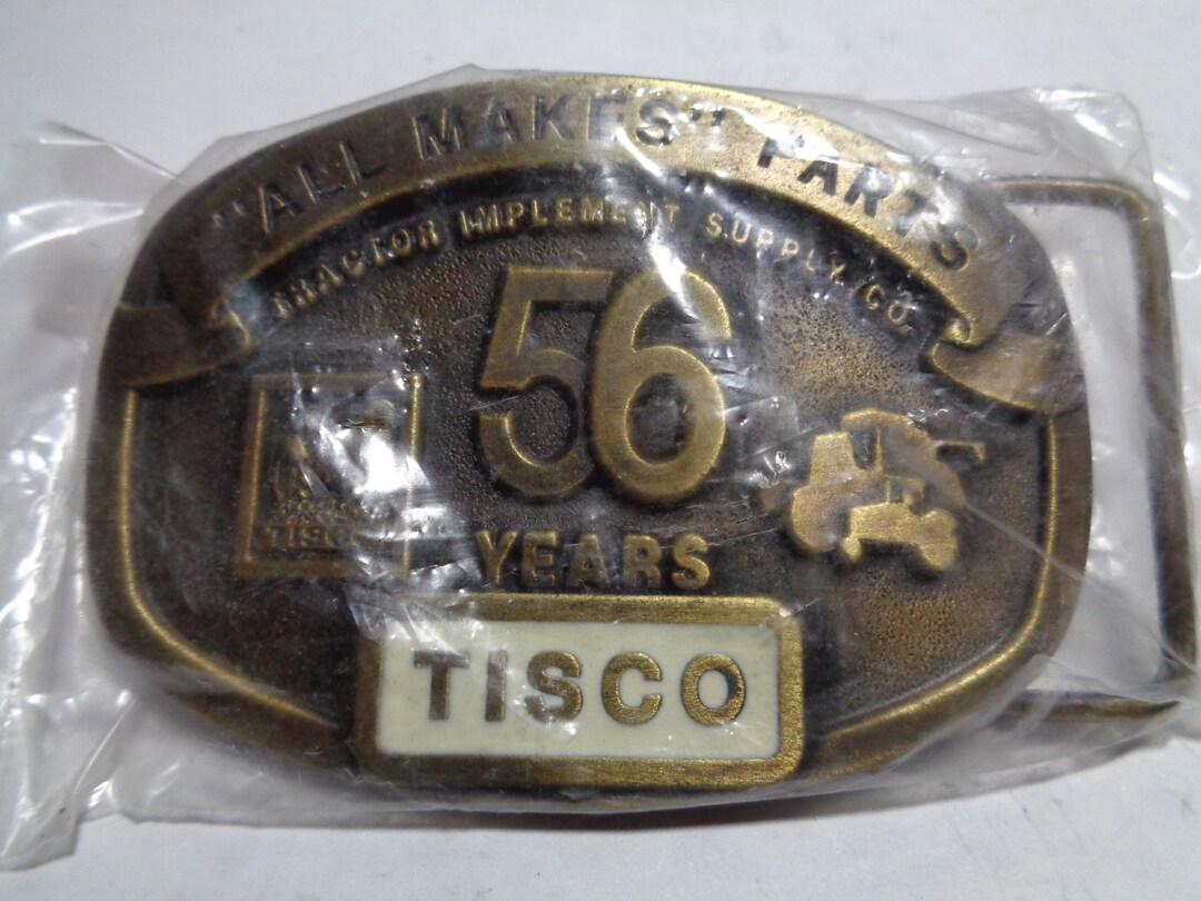 TISCO Tractor Implement Supply Company 56 Year Belt Buckle - Etsy