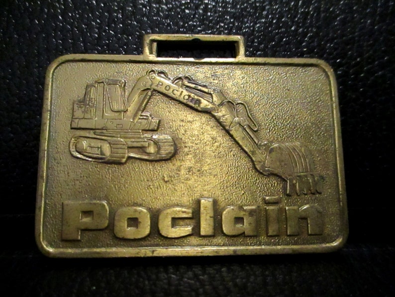 American Poclain Corporation Rahway, NJ Crawler Excavator Brass Pocket ...