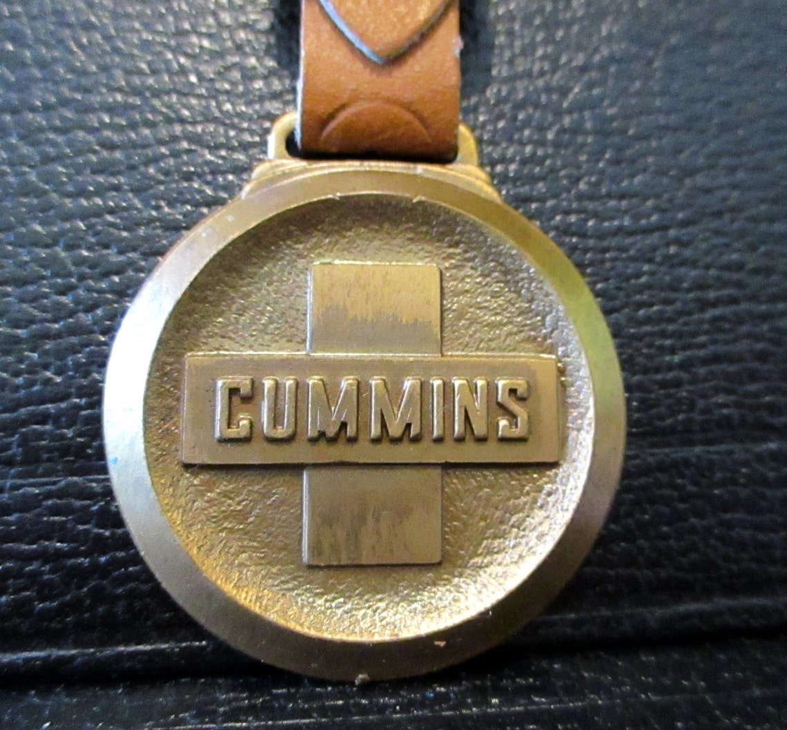 CUMMINS ENGINES Trademark Logo Pocket Watch Fob Advertising - Etsy