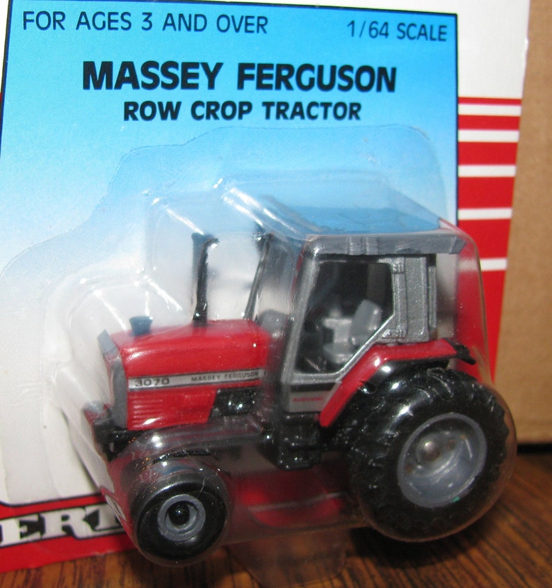 Massey Ferguson 3070 Row Crop Tractor With Cab 1/64 ERTL Toy #1777FO Die Cast Metal Collectible ...