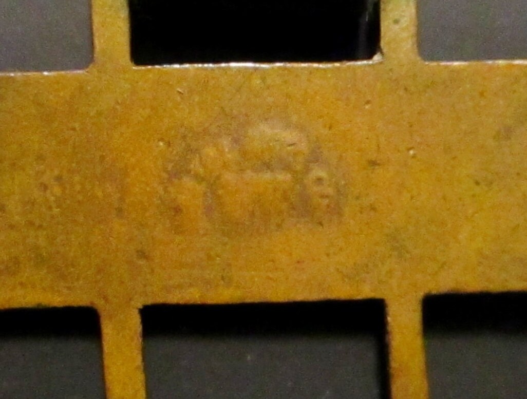 CUMMINS ENGINES Trademark Logo Advertising Promo Brass & Enamel Pocket ...