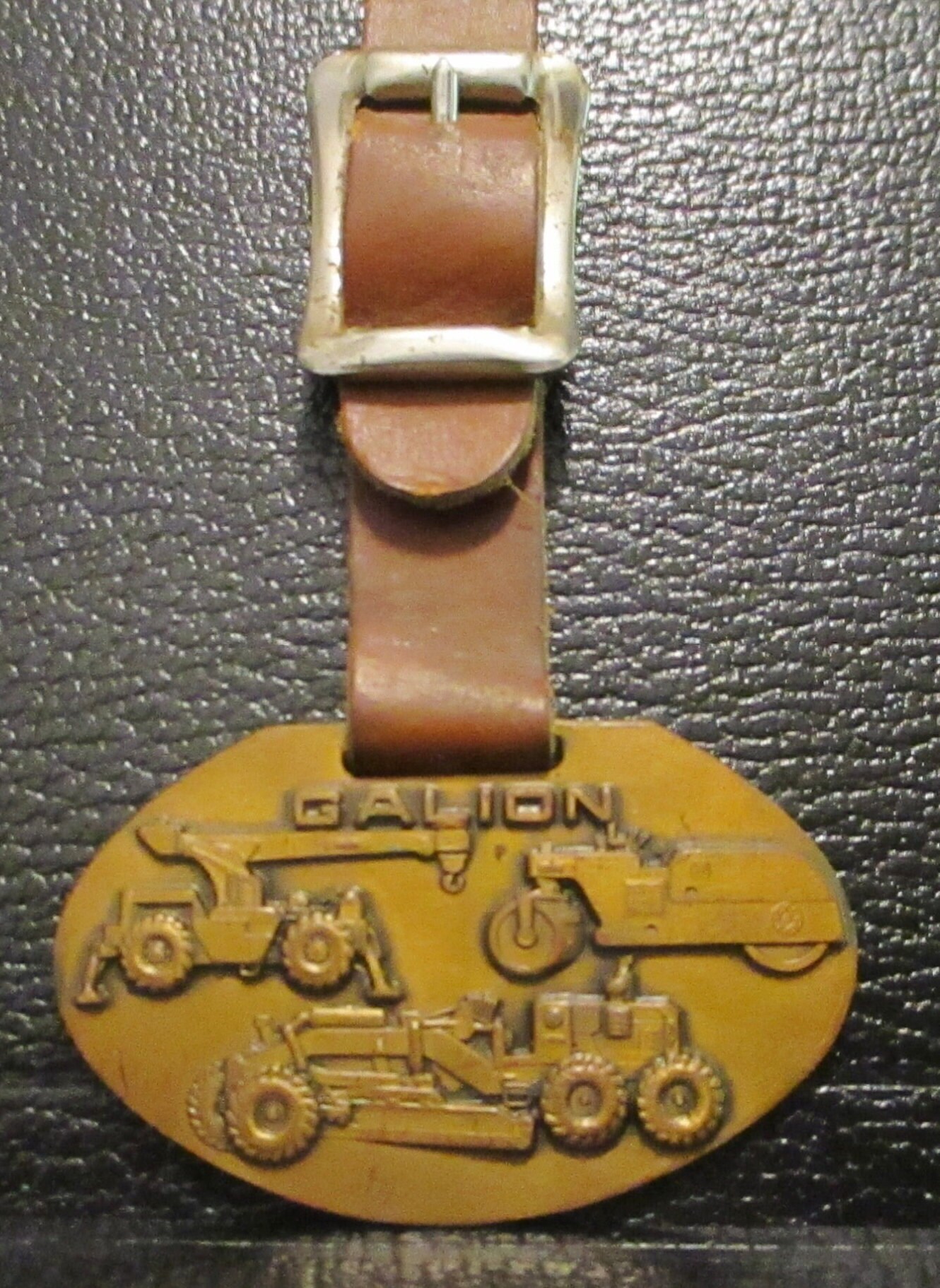 Galion Motor Road Grader Tandem Roller & Hydraulic Crane Brass Pocket ...