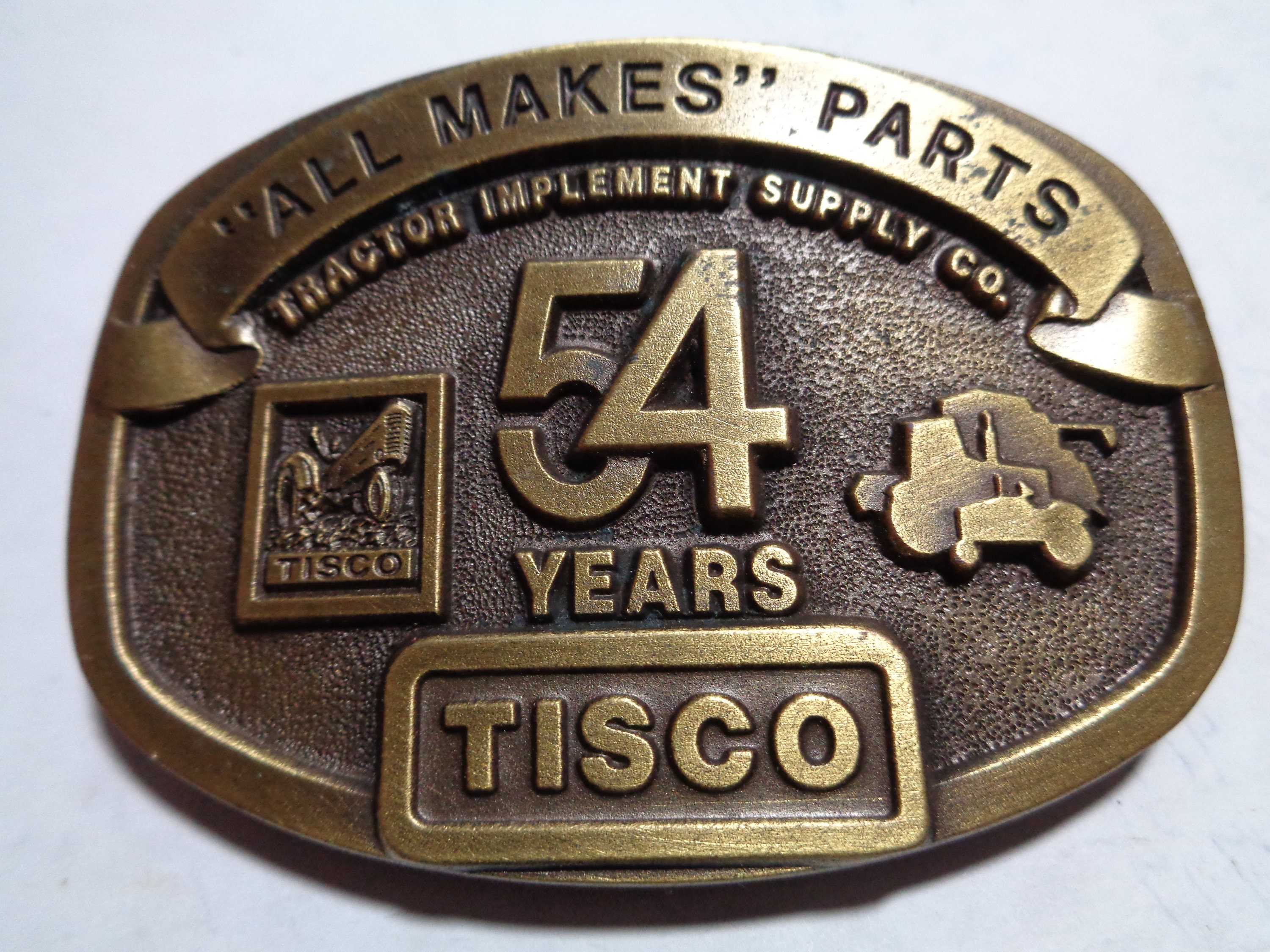 TISCO Tractor Implement Supply Company 54 Year Belt Buckle - Etsy