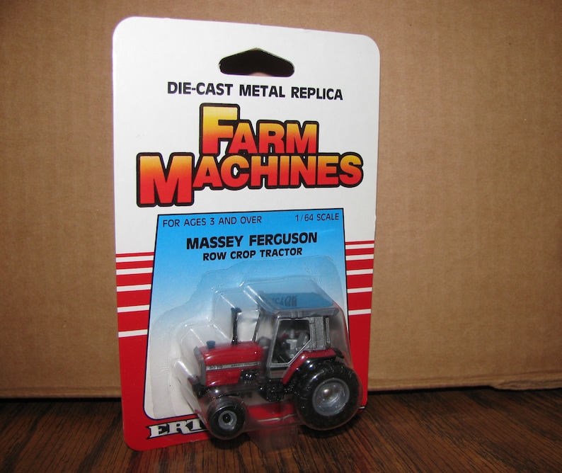Massey Ferguson 3070 Row Crop Tractor With Cab 1/64 ERTL Toy #1777FO Die Cast Metal Collectible ...