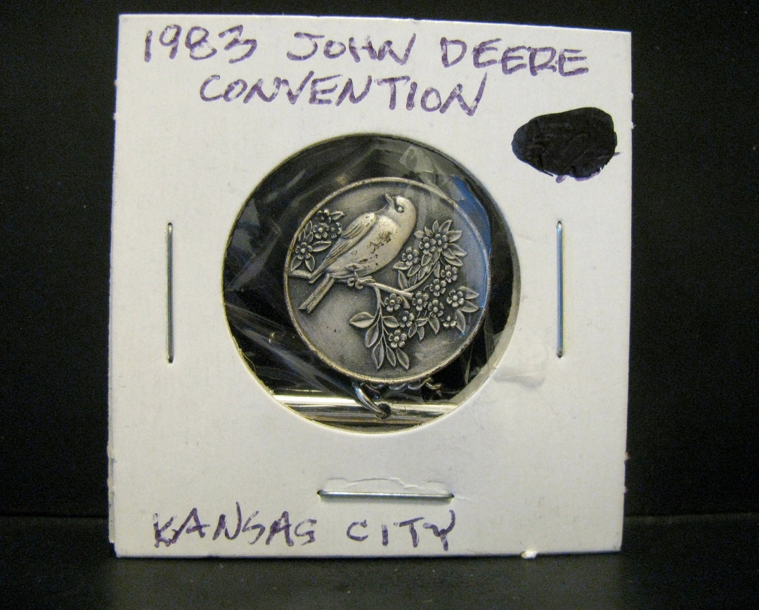 RARE! John Deere Bird Tie Tack Pin 1983 Convention Kansas City ...