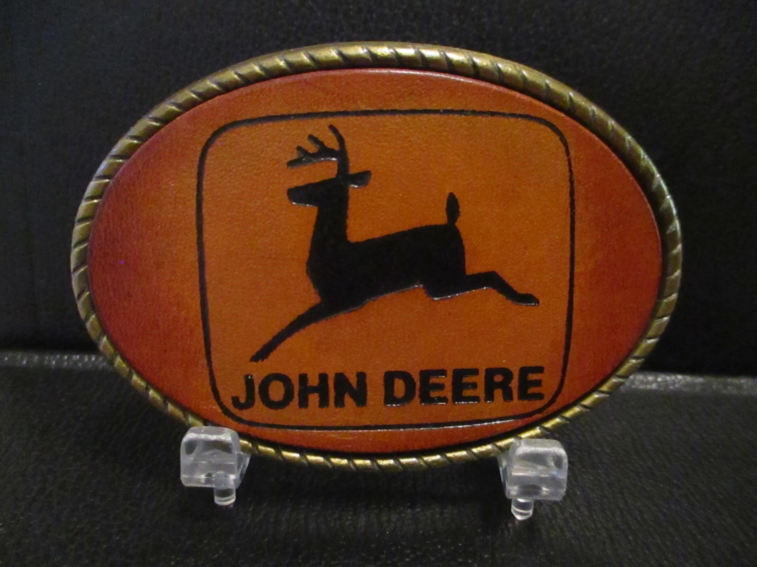 John Deere JD Belt Buckle 1968 Two-leg Leaping Deer Historical ...