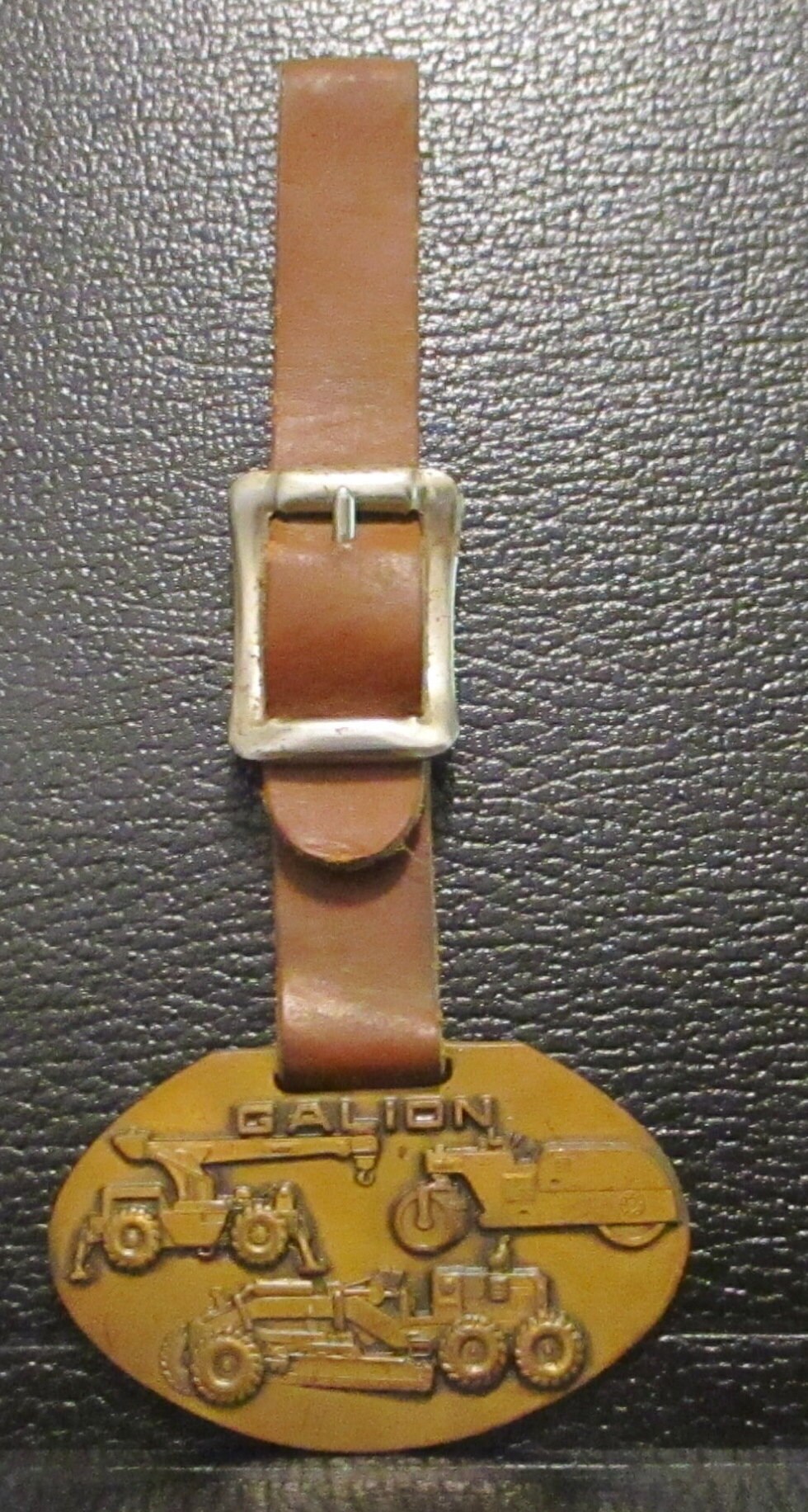 Galion Motor Road Grader Tandem Roller & Hydraulic Crane Brass Pocket ...