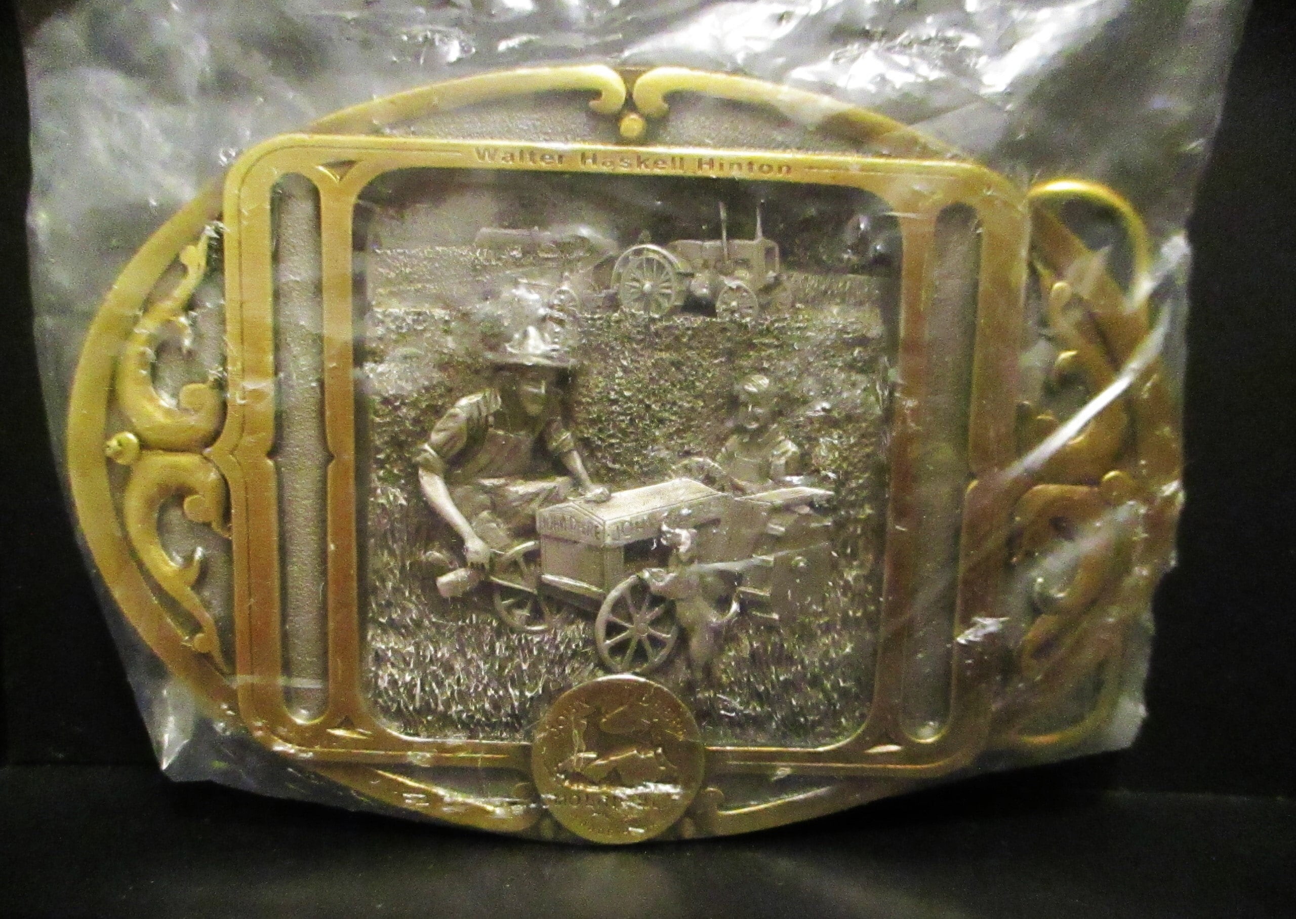 Rare John Deere 4 Leg Deer Logo & Tractors Belt Buckle Big Wheels ...