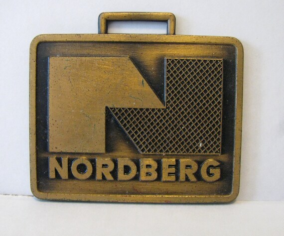 NORDBERG Manufacturing Company n Logo Brass Pocket | Etsy