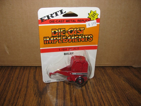 Vehicles 8455 8400 or 8420 round hay baler and baler 8480 ERTL Die Cast ...