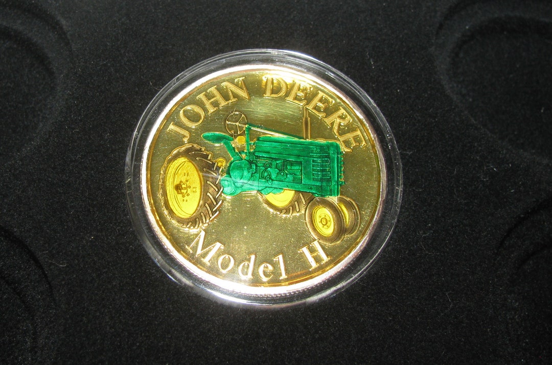 John Deere 1939-1947 Model H Two-cylinder Tractor 1 OZ .999 Fine Silver ...