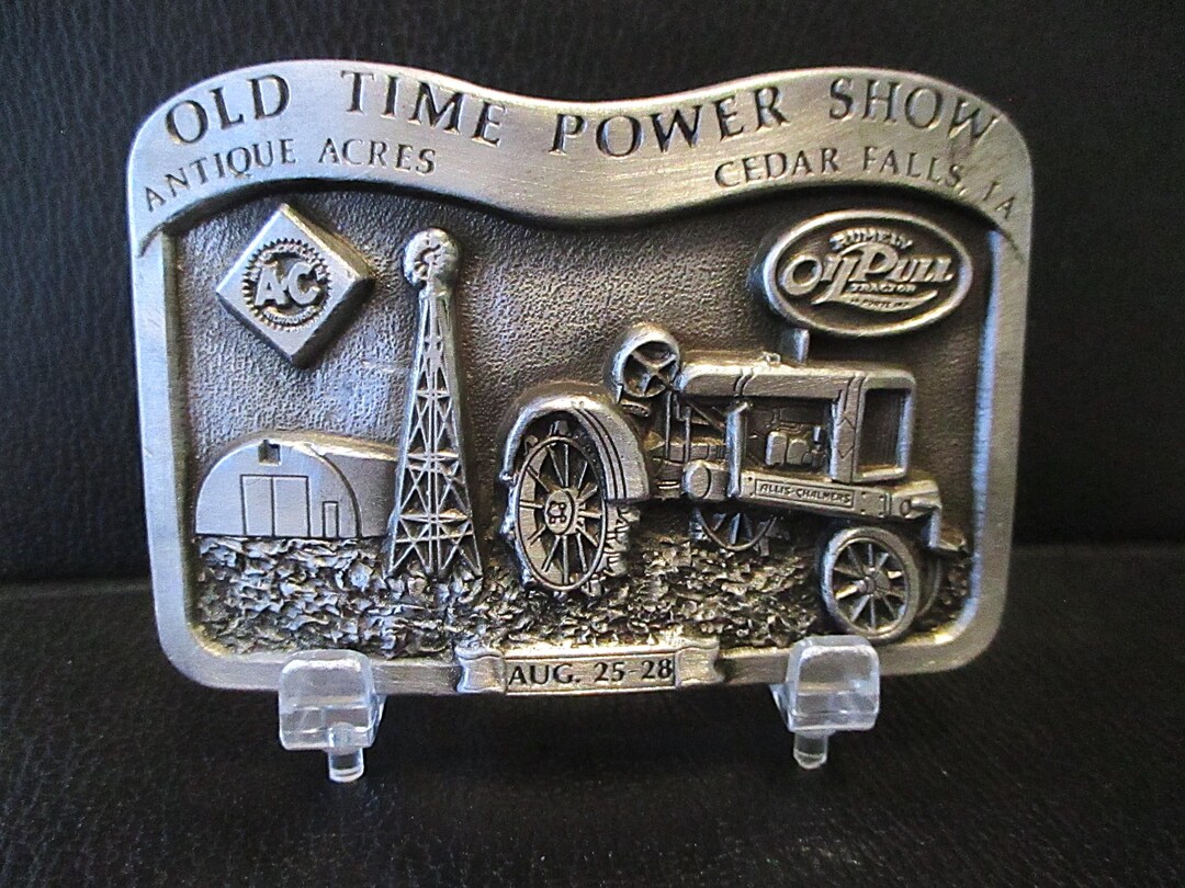 Allis Chalmers WC Tractor & Rumely Trademark Logo 1993 Belt Buckle 24th ...