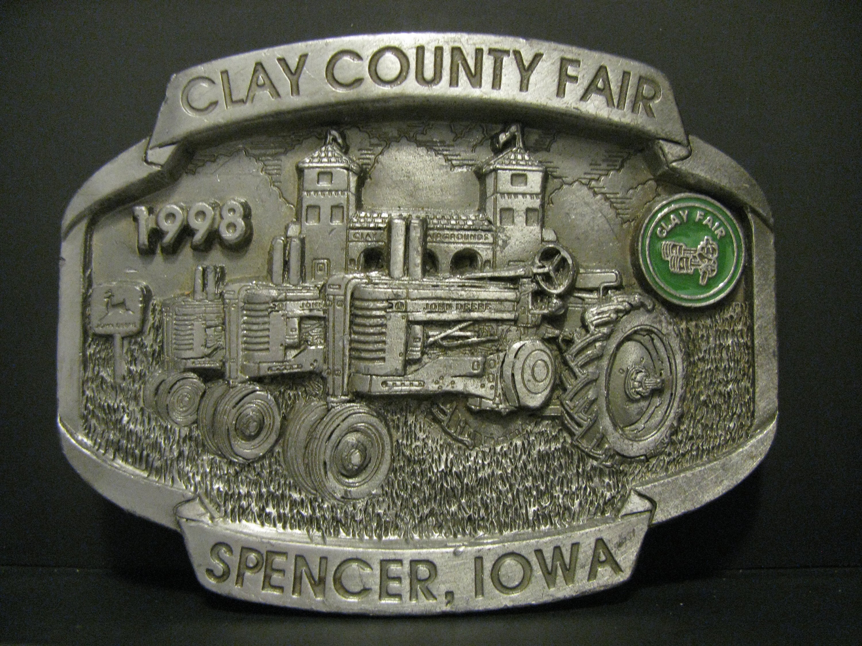 1998 Clay County Fair Spencer Iowa John Deere Logo & Model A | Etsy