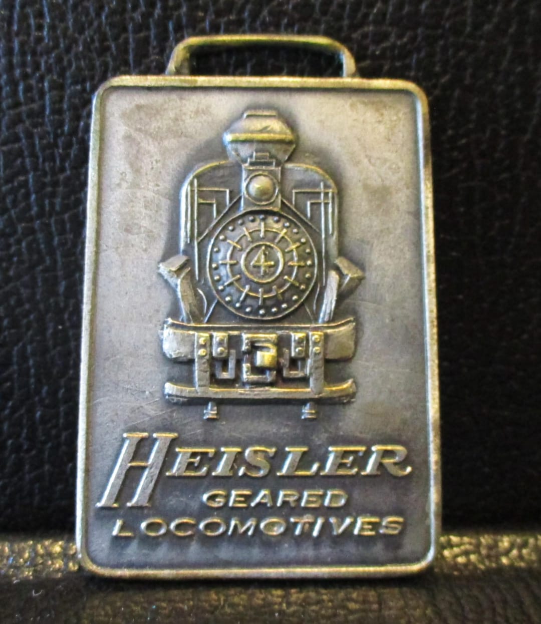 Heisler Geared Locomotives WHITE Mountain Central Railroad NH Pocket Watch Fob W/strap Train ...