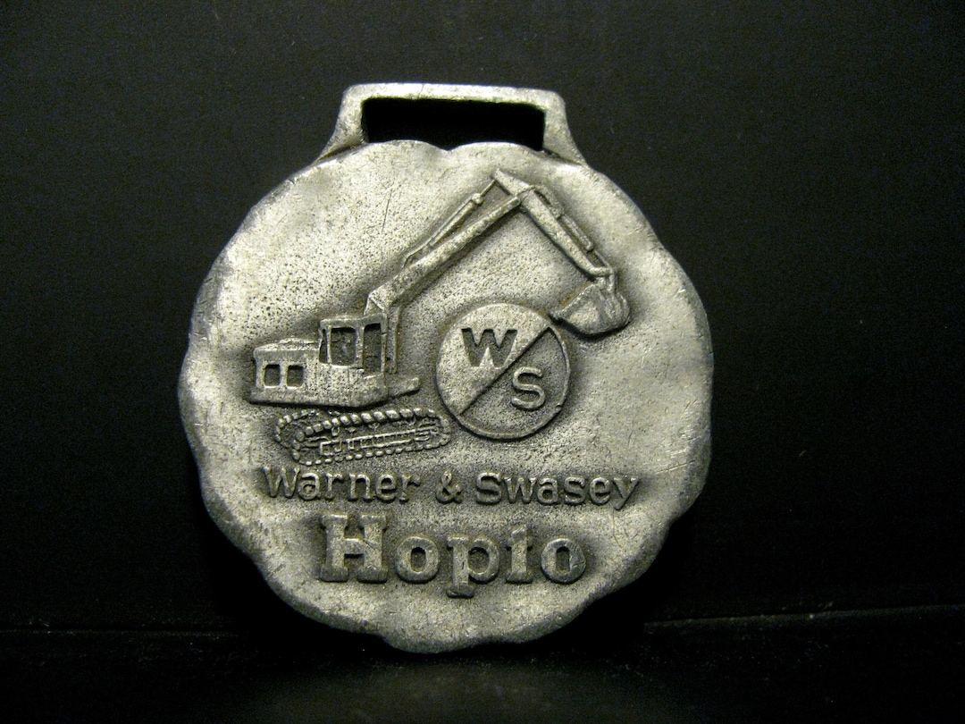 Vintage Warner & Swasey WS HOPTO Hydraulic Excavator Trackhoe Metal ...