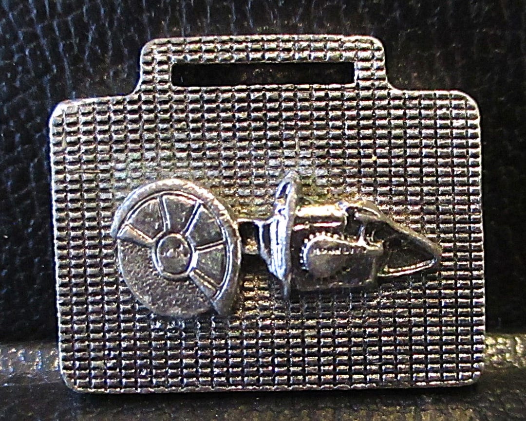 HOMELITE Asphalt Concrete Cement Saw Cutter Pewter Pocket Watch Fob ...