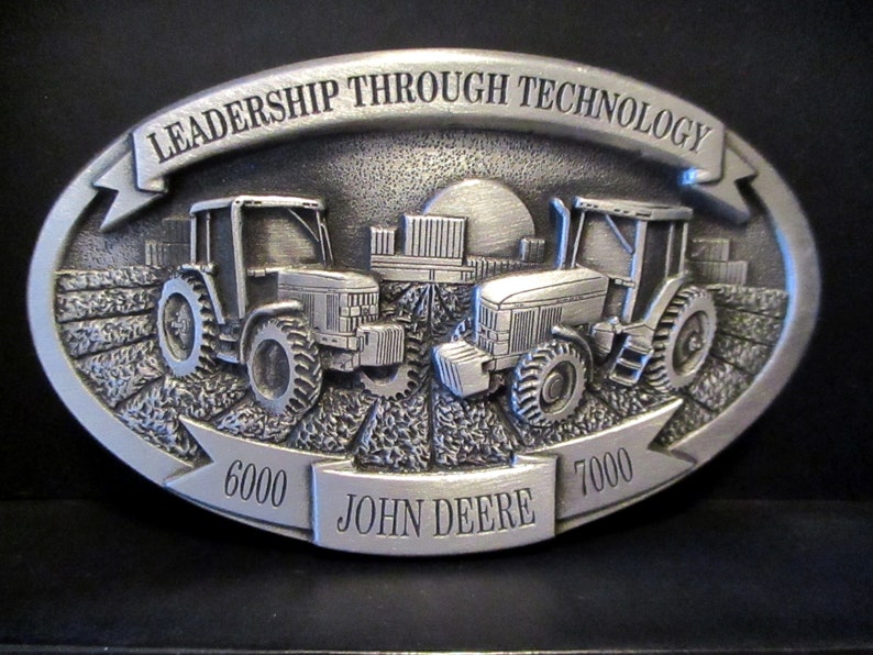 John Deere Waterloo Iowa 7000 6000 Tractor Introduction 1992 Pewter ...
