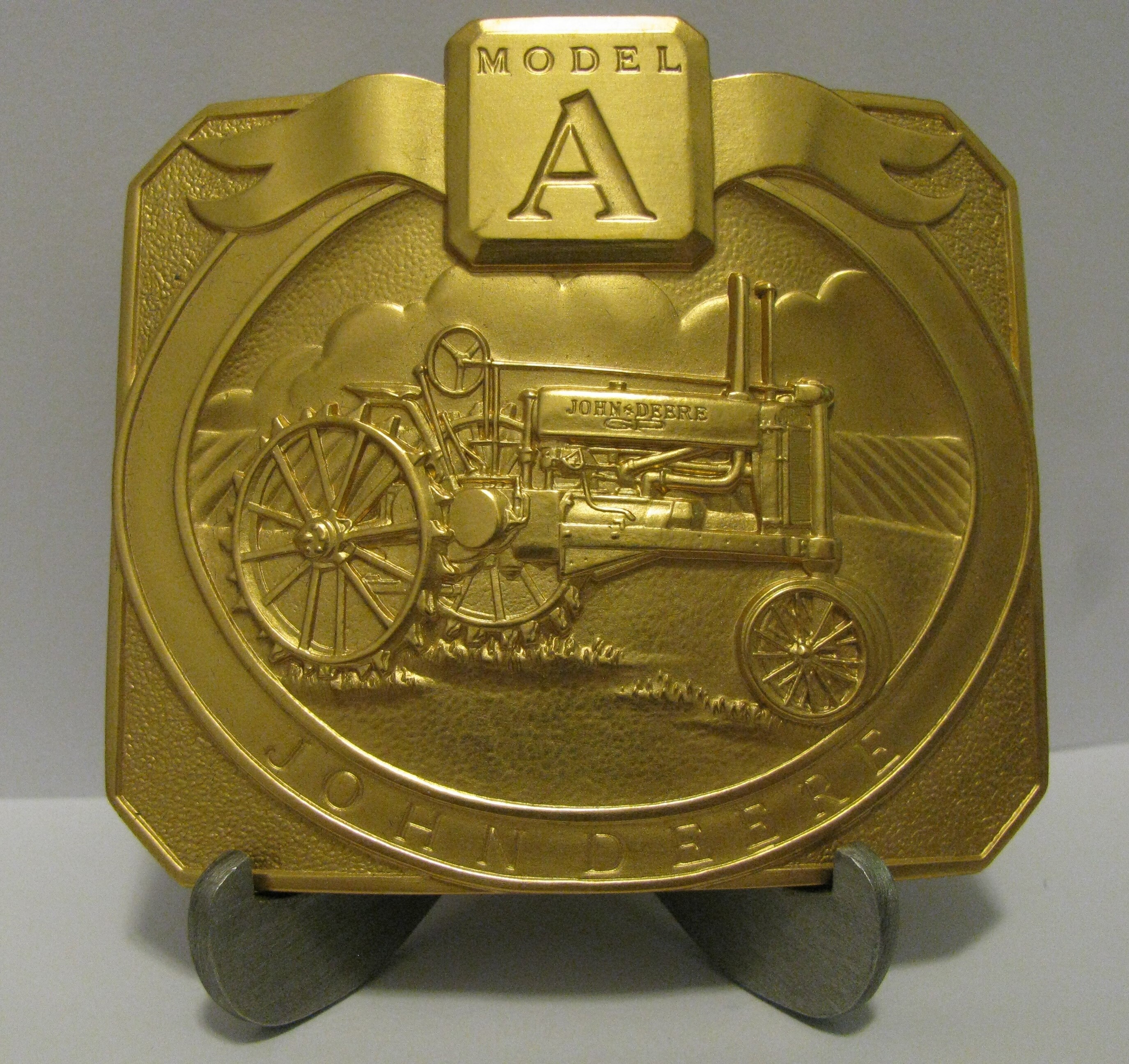 John Deere Model A Tractor Steel Wheels 1989 Limited Edition Belt ...
