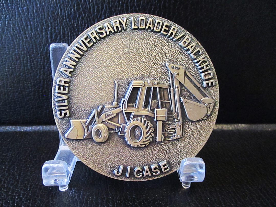 J I Case Construction 580D Tractor Loader Backhoe Silver Anniversary 25 ...