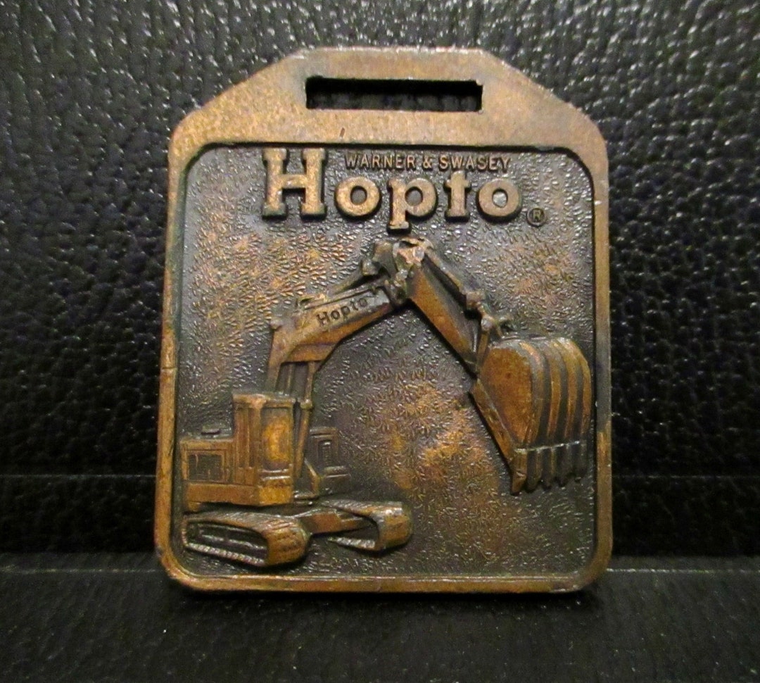Vintage Warner & Swasey WS HOPTO Hydraulic Excavator Trackhoe Copper ...