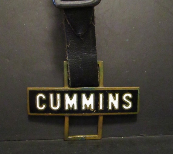CUMMINS ENGINES Trademark Logo Advertising Promo Brass & - Etsy