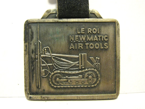 Leroi Newmatic Air Tools Lion Logo Metal Pocket Watch Fob - Etsy