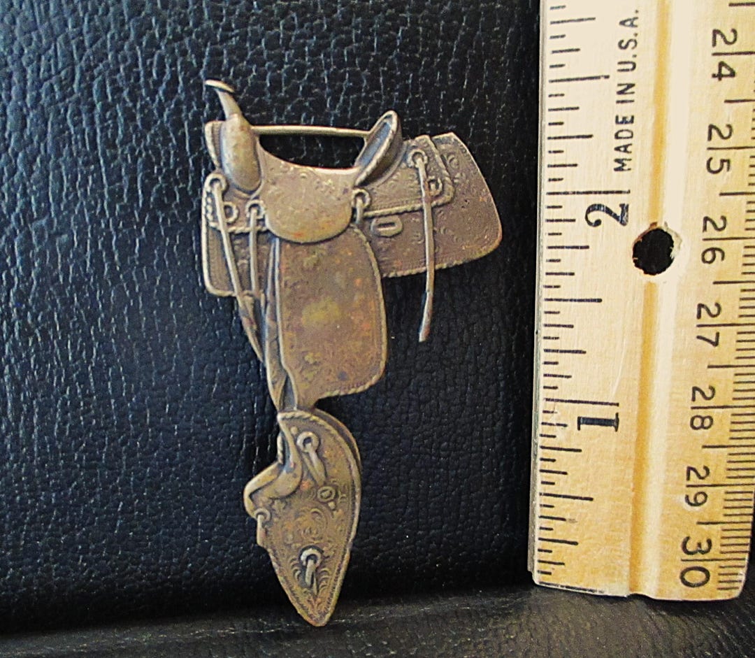 Round up Horse Saddle Hamley & Company Pendleton Oregon Vintage Pocket ...