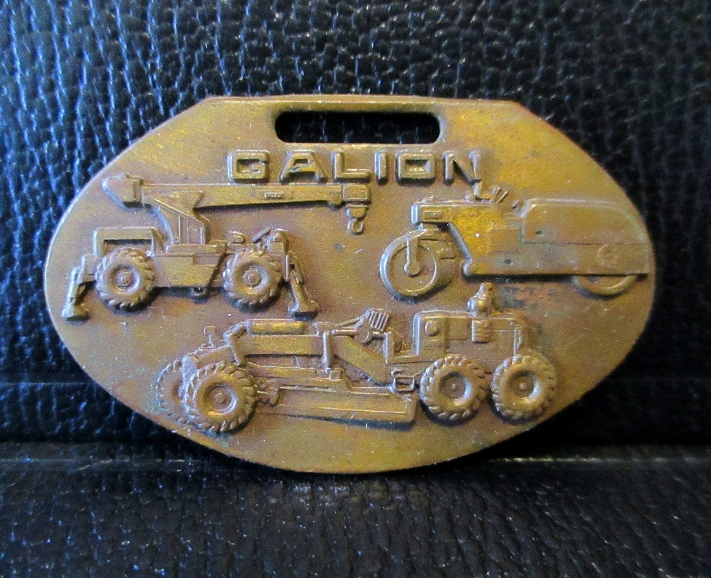 Galion Motor Road Grader Tandem Roller Lift / Boom Brass Pocket Watch ...