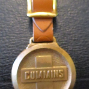 CUMMINS ENGINES Trademark Logo Pocket Watch Fob Advertising Promo ...