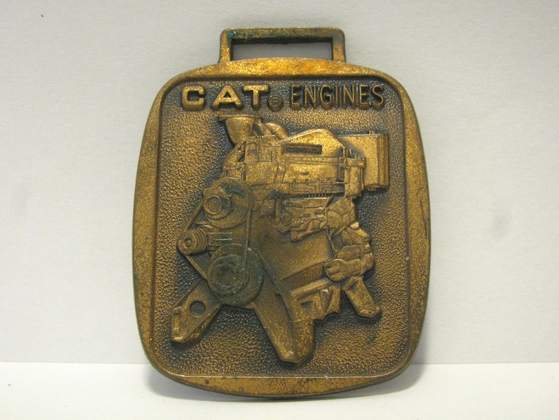 Caterpillar Cat D334 Industrial & Marine Engine Advertising Brass ...