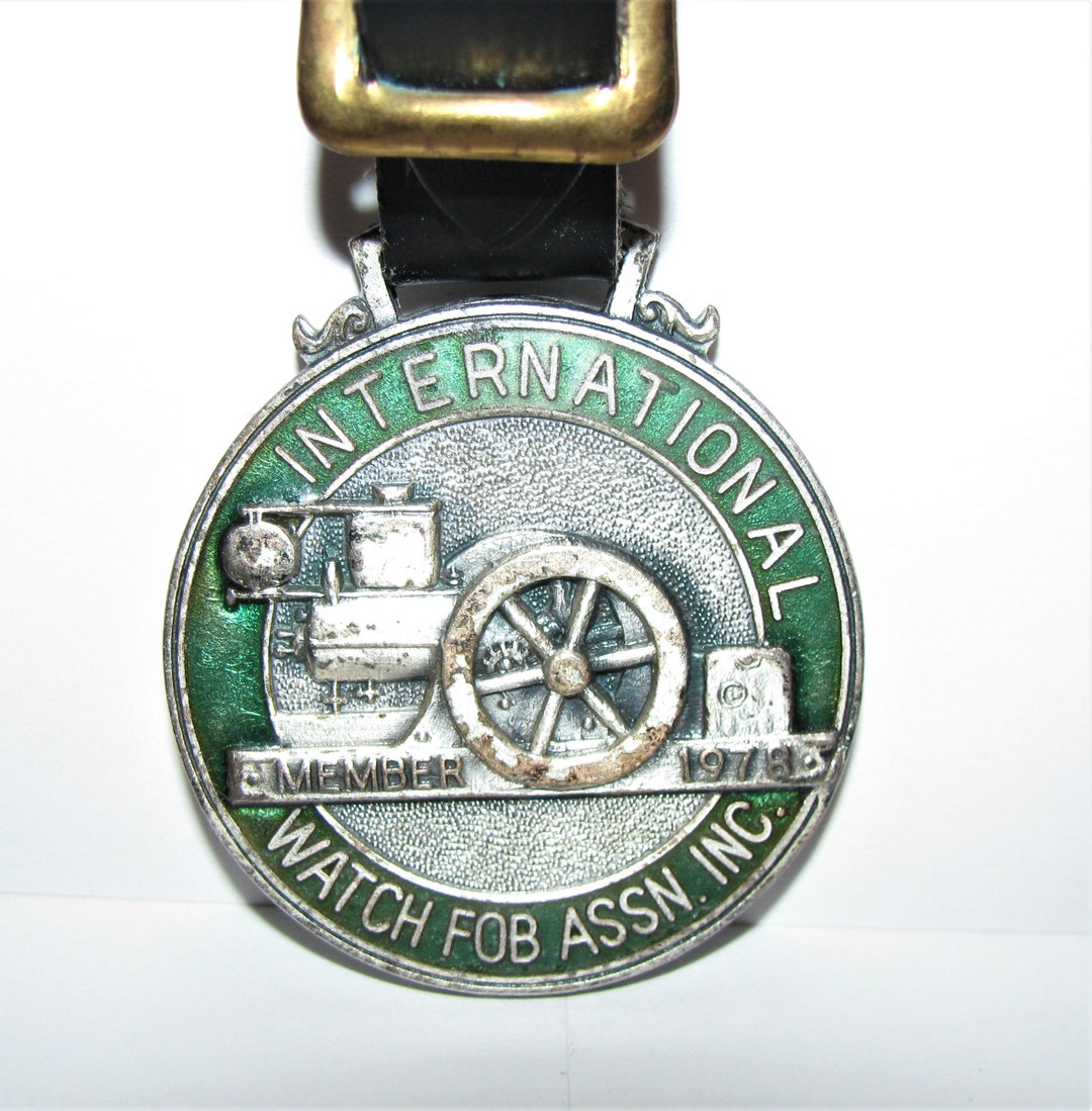 International IH Hit & Miss Stationary Engine Watch Fob 1978 IWFAI ...