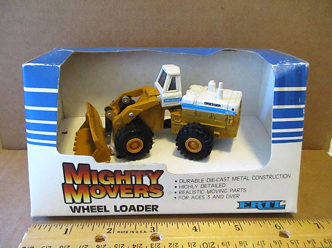 Mighty Movers Ertl Dresser 560B Payloader Articulated Wheel Loader 1/64 ...