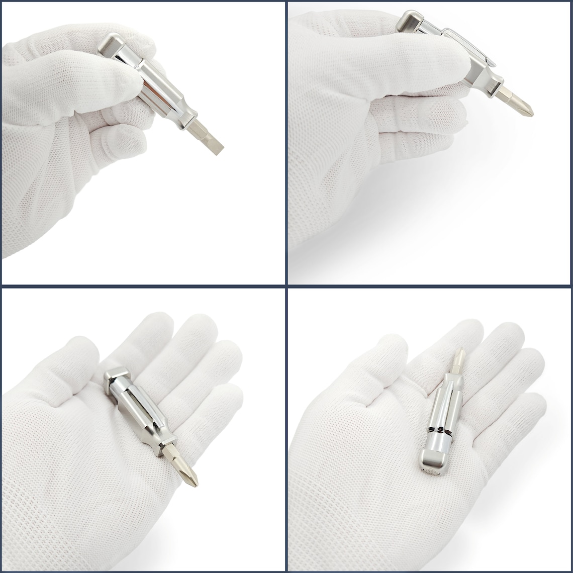 Pocket Screwdriver With Magnet and Clip Double Ended Phillips and Flat ...