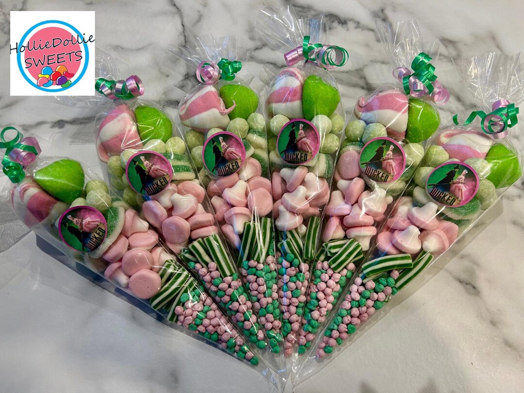 WICKED ELPHABA and GLINDA Sweet Cones Next Day Delivery - Etsy
