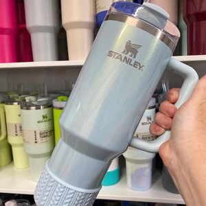 KALA blueberry Milk Handle Cable Knit Sweater Silicone Tumbler Boot - Etsy