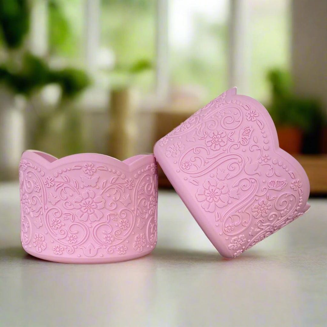 AVIANA (pink Tulle) | LUXE Collection | Silicone Tumbler Boot - Etsy