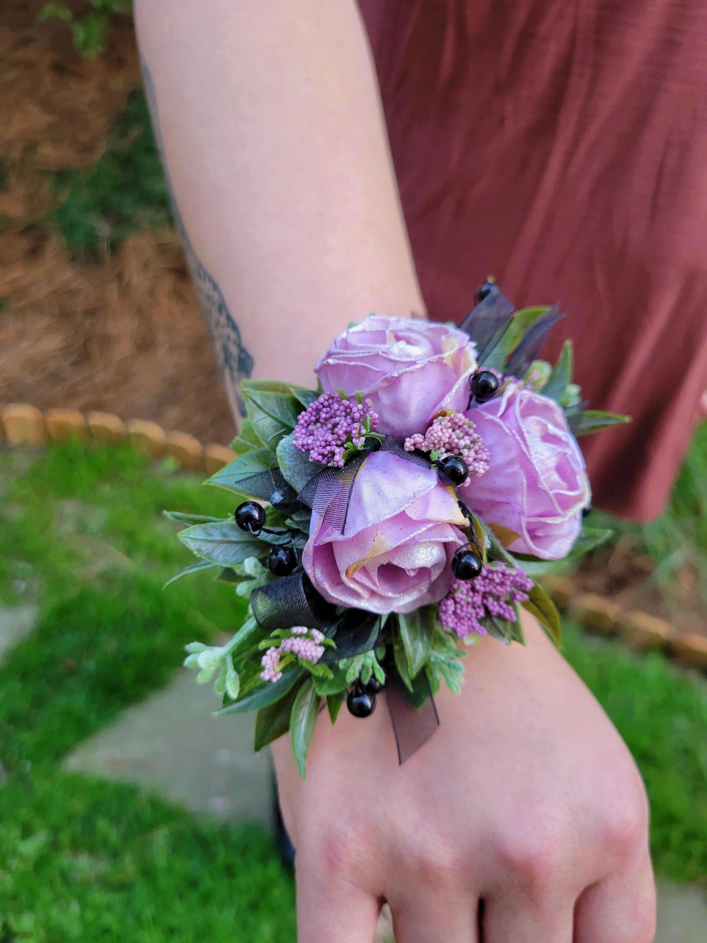 Prom Corsage For Black Dress