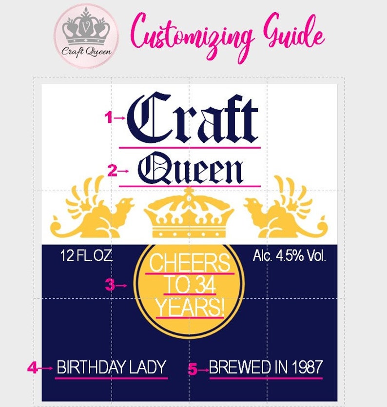 Beer Custom Labels - Etsy