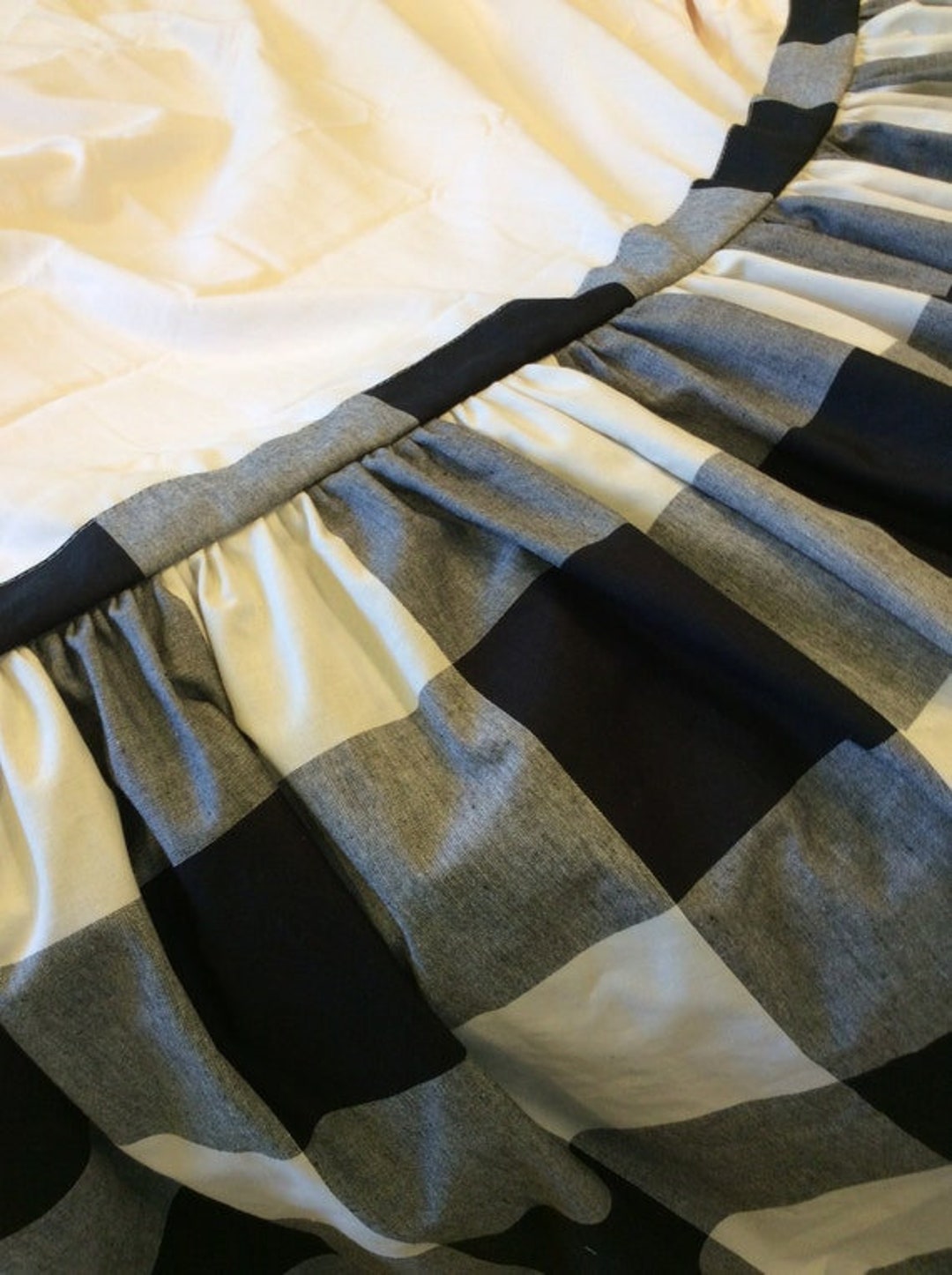 CUSTOM Buffalo Check Sink Vanity Laundry Tub Skirt With Options - Etsy
